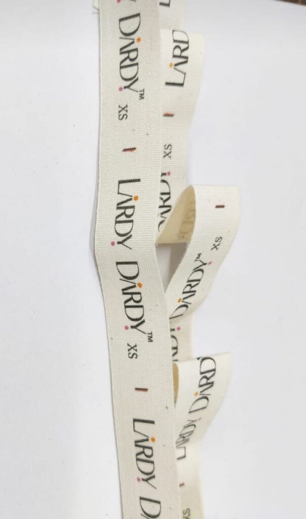 custom cotton tape printed label – United Labels Inc